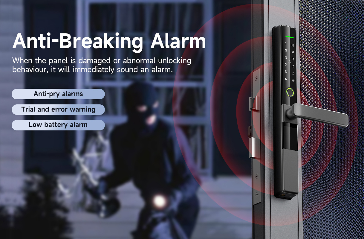 LS400 Double Fingerprint Smart Lock – Jxin Premium Smart Locks